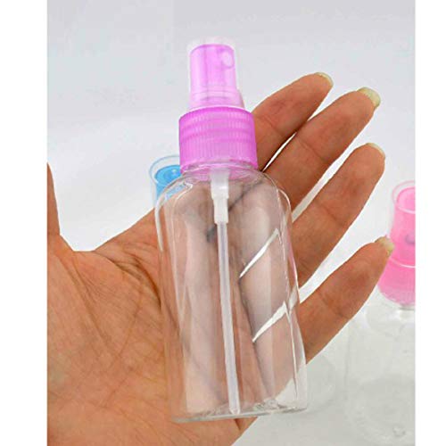 LEUYA Glass Dispenser 3pcs Fine Mist Sprayer Bottles Refillable Empty Small Spray Bottles Container Makeup Cosmetic Atomizers for Hand Cleaning Essential Oils Travel Perfumes Glass Waterbottle