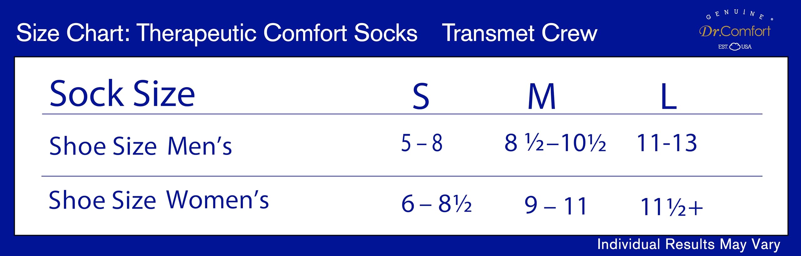 Dr. Comfort Transmet Crew Socks for Partial Foot Amputation - Large - Men's 10.5-12/Women's 11.5-13 - Sand