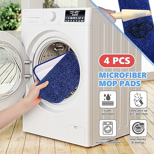 Spray Mops for Floor Cleaning Microfiber Floor Mop for Hardwood Floors Wet Dust Mop Flat Mop Floor Cleaner Mop with 4 Washable Pads 440 Ml RefillableĀ Bottle for Wood Floor Tile Laminate Vinyl Kitchen