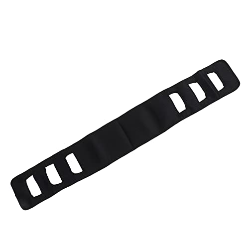 LEYT Elderly Bed Transfer Sling, Patient Turn Belt Nylon Webbing (Black)