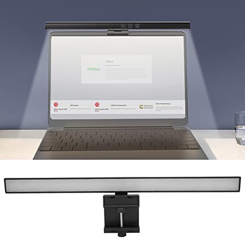 Jopwkuin Monitor Light Bar, Screen Light Bar Eye Protection Touch Control LED 3 Color Modes Space Saving Timing Function for School