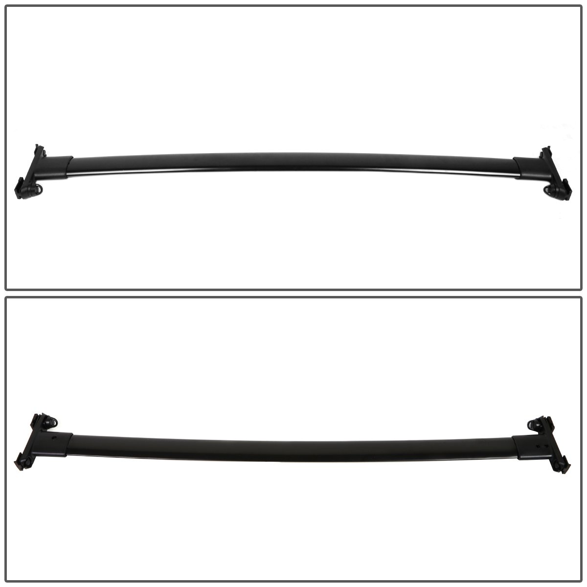 DNA Motoring RR-FEX11 OEM Style Aluminum Roof Rack Cross Bars Compatible with 11-15 Ford Explorer, 150lbs Max Load , Black