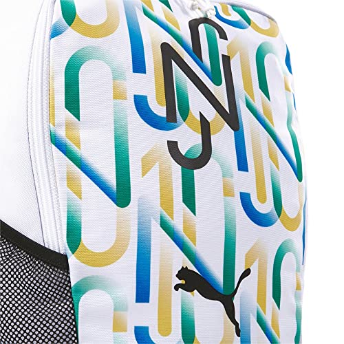 Puma - Unisex Neymar Backpack, Color Puma White/Puma Black/Amazon Green/Dandeli, Size: O/S