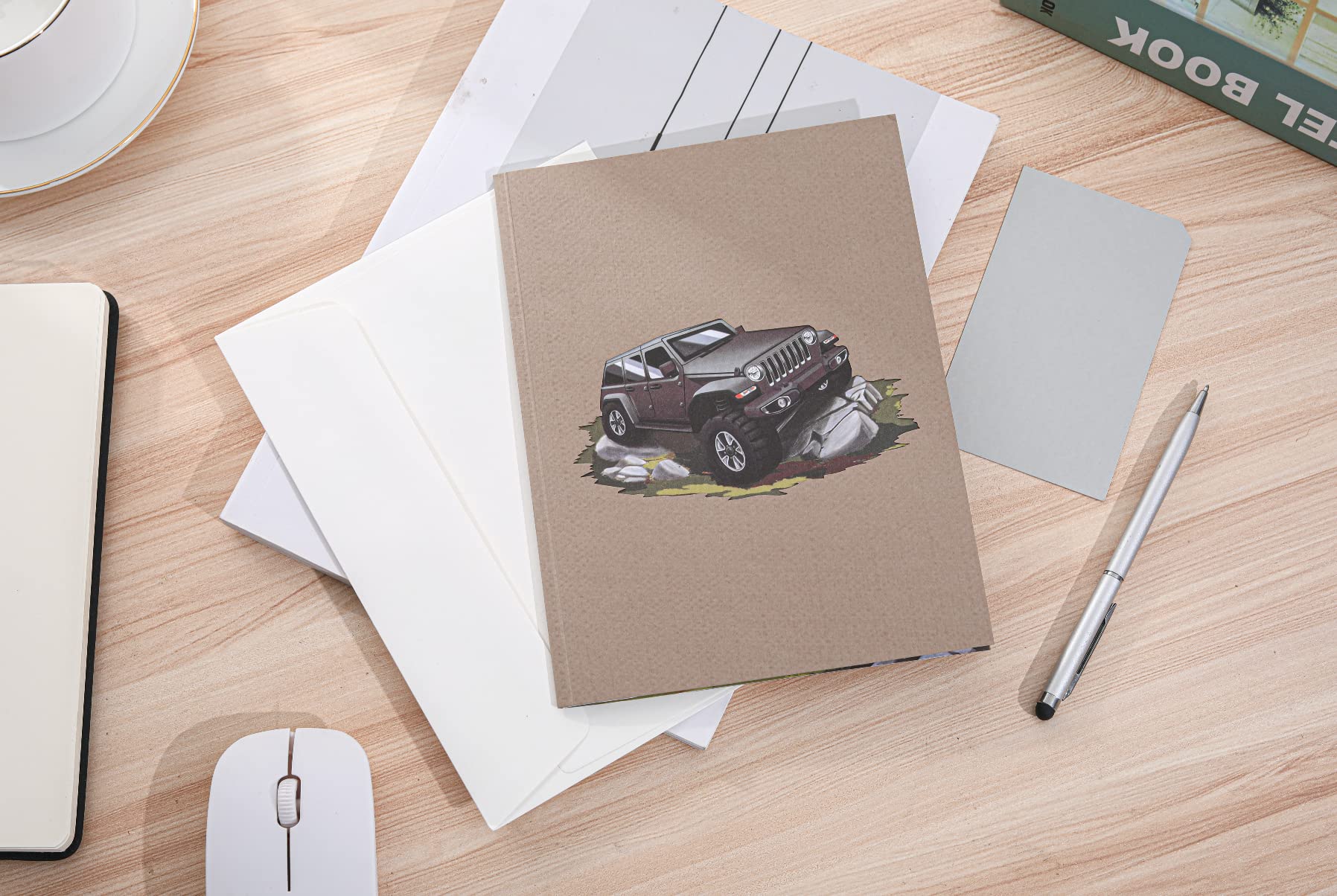 Liif Jeep Wrangler 3D Pop-Up Birthday Card for Men, Father's Day, Retirement, Get Well Soon