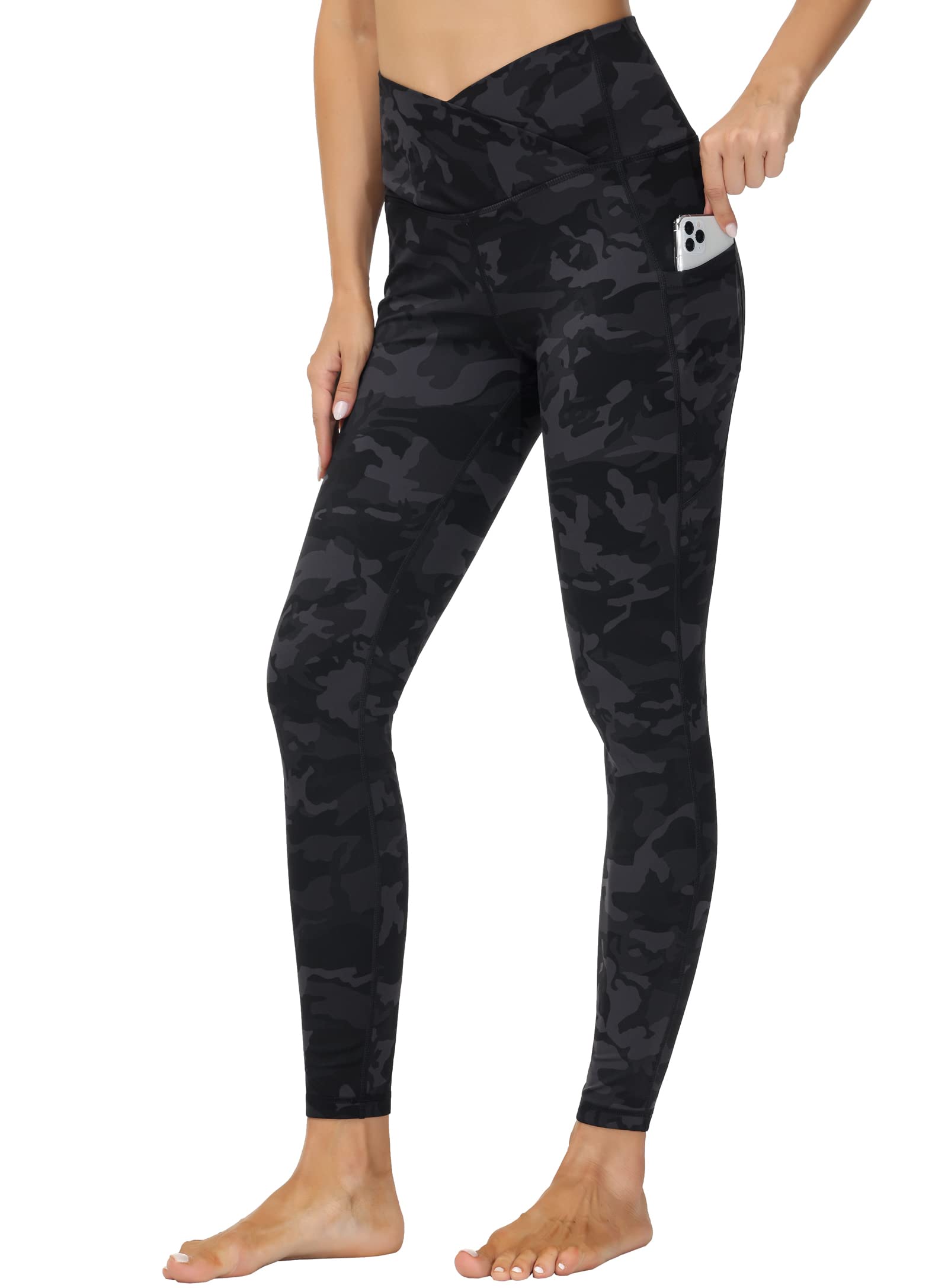 Dragon Fit High Waist Yoga Pants for Women Butt Lifting Gym Workout Running Leggings with Pockets