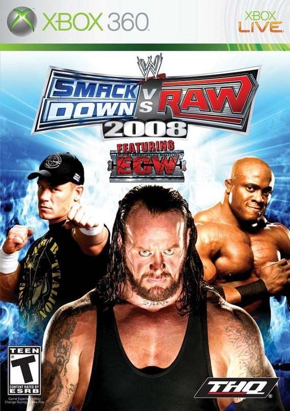 WWE SmackDown vs. Raw 2008 - Xbox 360 (Renewed)