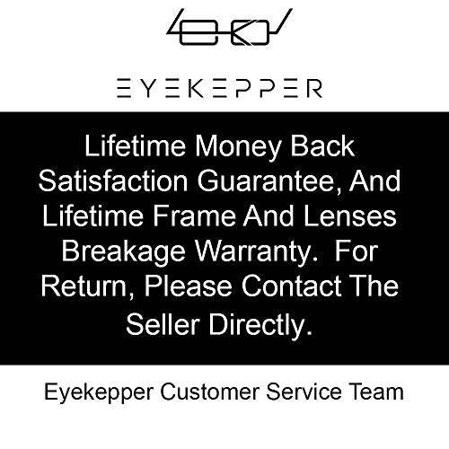 Eyekepper Blue Light Glasses - Design Computer Reading Glasses with Orange Tinted Filter Lens for Men Women Anti Screen Glare Blocking Digital UV Rays - Transparent +1.50