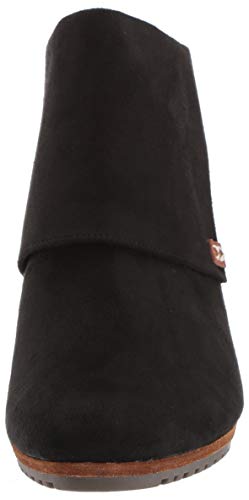 Dr. Scholl's Shoes womens Create Ankle Boot, Black Microfiber, 8.5 US