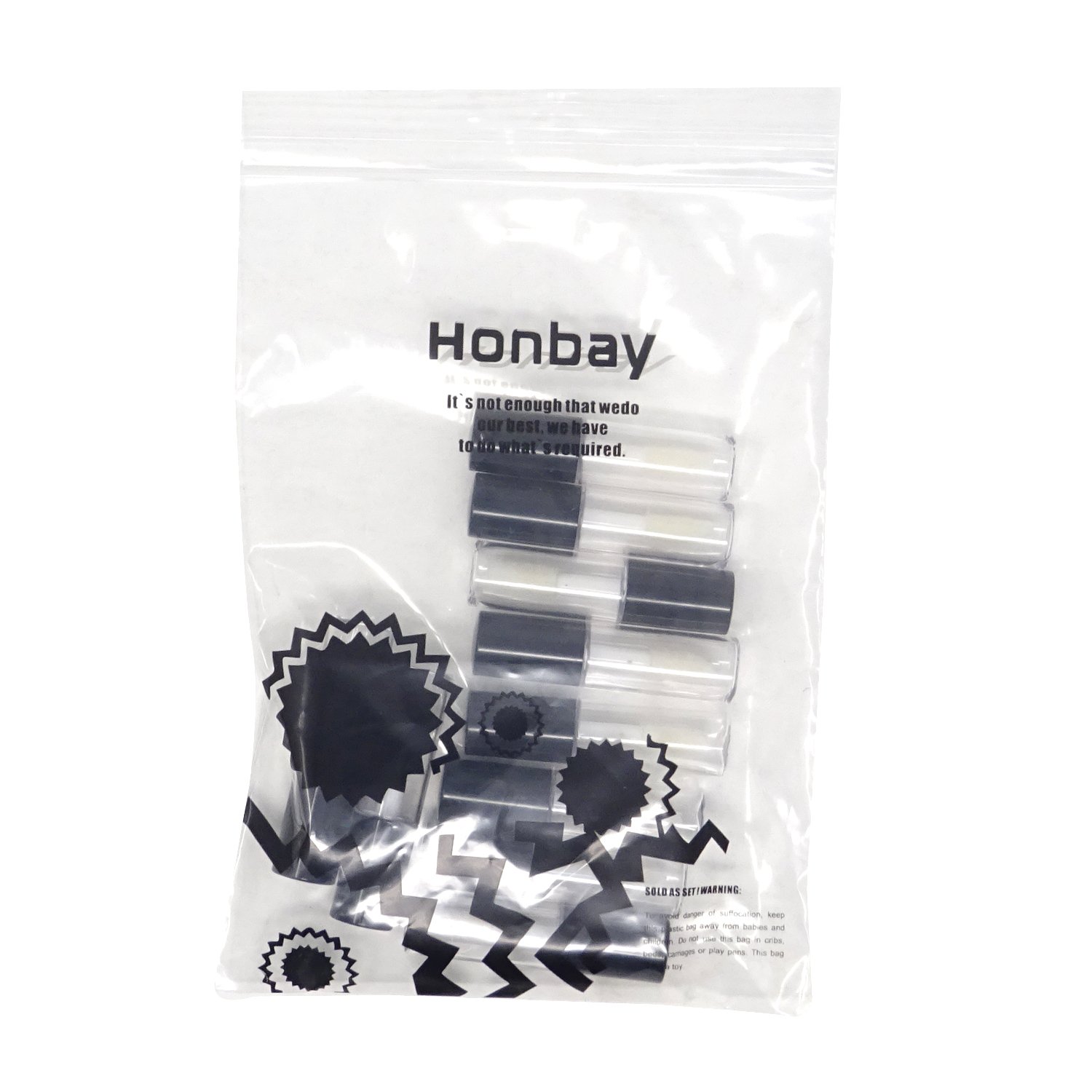 Honbay 10PCS 1.2ml Mini Reusable Clear Empty Lip Gloss Containers Travel Empty Lip Gloss Bottle Tube Vials for Lipstick Samples, Lip Balms