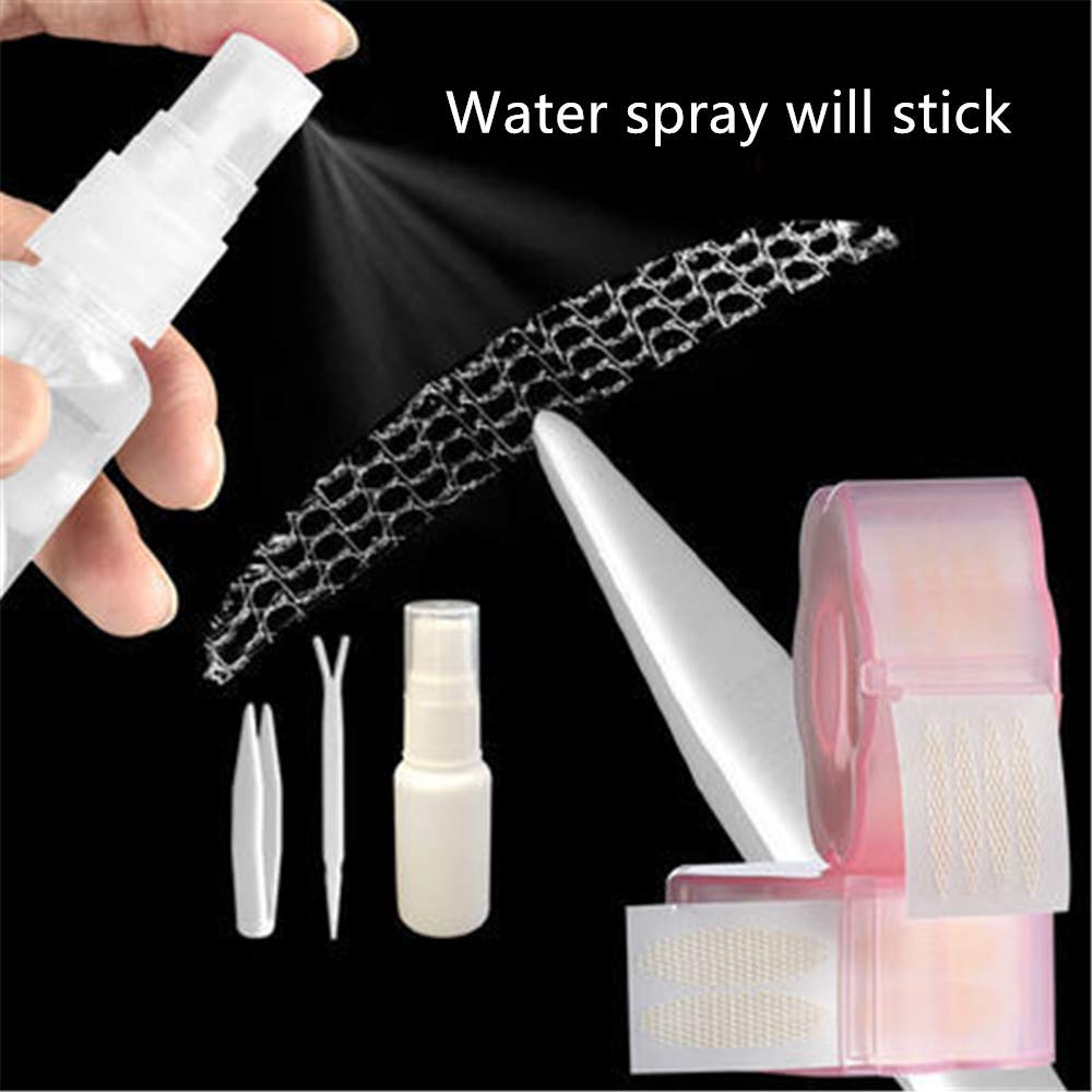 Eyelid Tape double eyelid tape,eyelid lifter strips Invisible Eye Stickers Portable Breathable Natural Invisible Single Sided Double Eyelid Tape Self-Adhesive Eyelid Stickers Instant Eye Lift Stri (B)