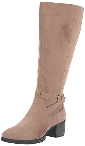 Dr. Scholl's Shoes Women's Like It Knee High Boot, Woodsmoke Wide Calf, 8