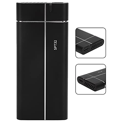 JINDI Solid State Disk, Zinc Alloy Stable Transmission High Speed Good Heat Dissipation Mobile SSD with Data Cable for Digital Equipments(#2)