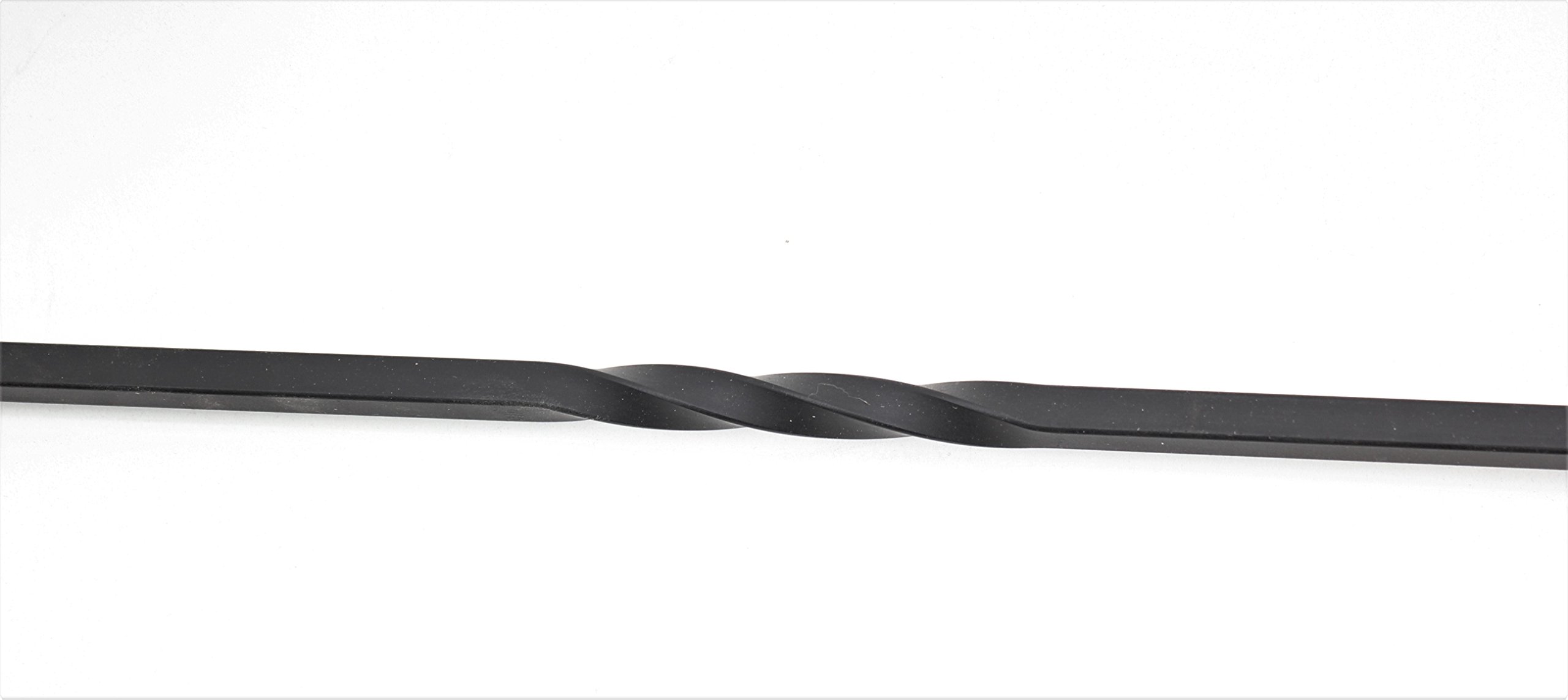 The Cottage Place Large Steel Fire Pit Poker with Wood Handle 40 Inch Long for Campfires, Fire Pits, Fireplaces, and Wood Stoves