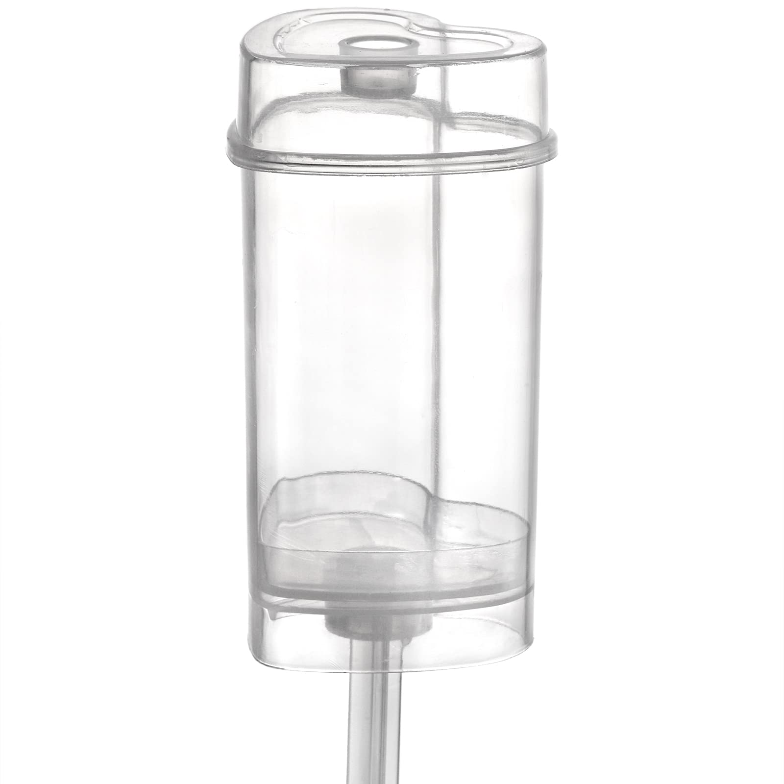 Jucoan 50 Pack Cake Pop Shooter, Heart Shape Plastic Cake Push Up Container with Lid, Base, Stick for Cake, Dessert, Party