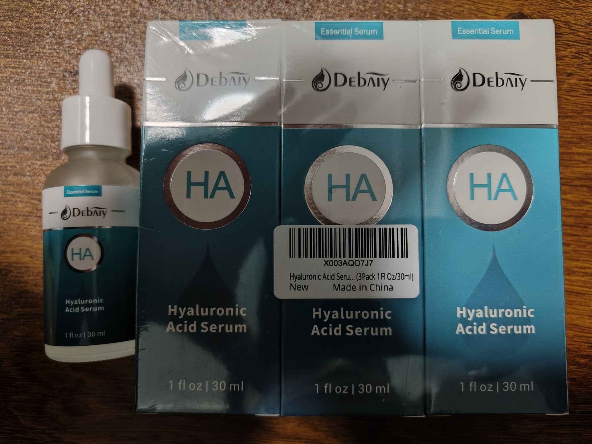 Hyaluronic Acid Serum for Face Moisturizer Anti-Aging Serums (3Pack 1Fl Oz/30ml)