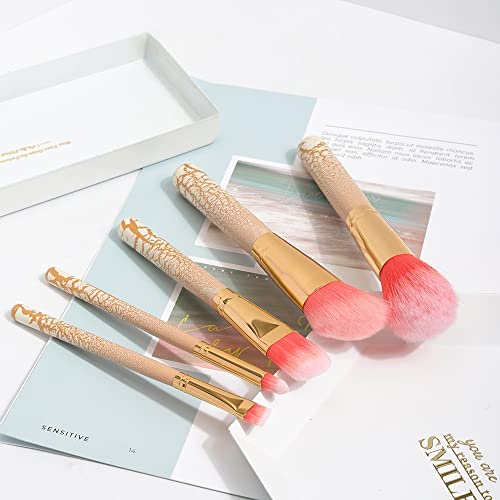 makeup brush 5Pcs Makeup Brushes Set Women Facial Make Up Brush Face Cosmetic Beauty Eye Shadow Foundation Blush Tools