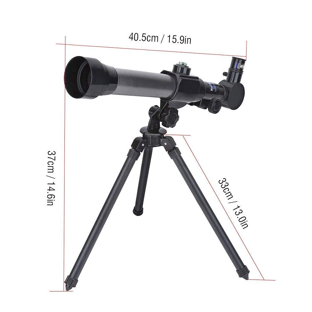 Demeras Telescope Astronomical Refractor Telescope Kids Astronomical Telescope with Adjustable Tripod and Finder Scope