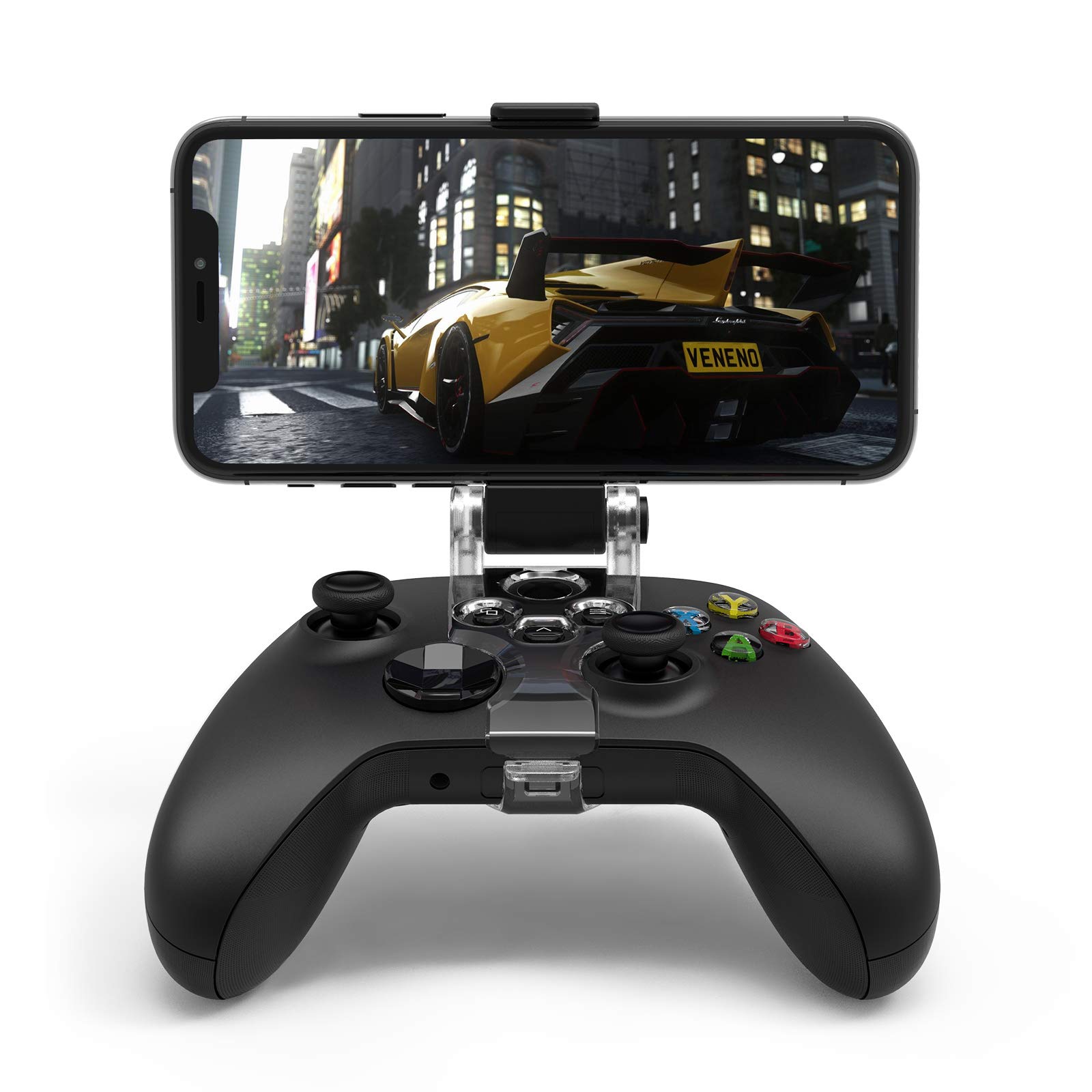FASTSNAIL Phone Mount Clip for Xbox One S/X for Xbox Series S/X Controller, Free Rotation Clip Clamp Holder Handle Bracket for X-Series S/X-Series X and for Xbox One/One S/One X Wireless Controller