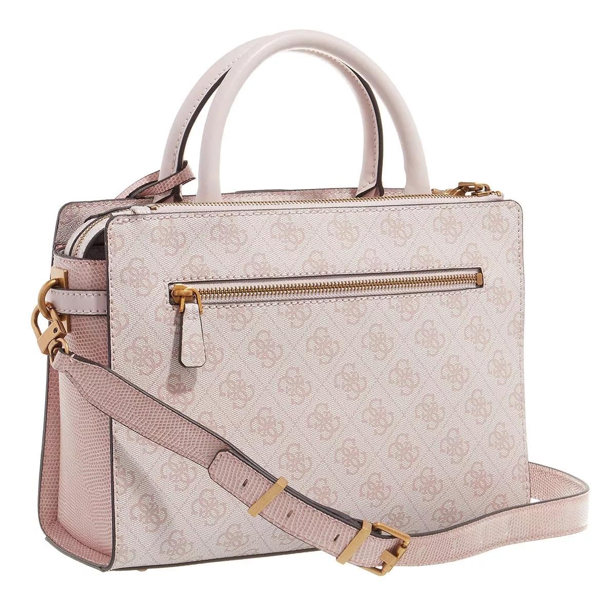 GUESS Ginevra Elite Society Satchel, Blush Logo