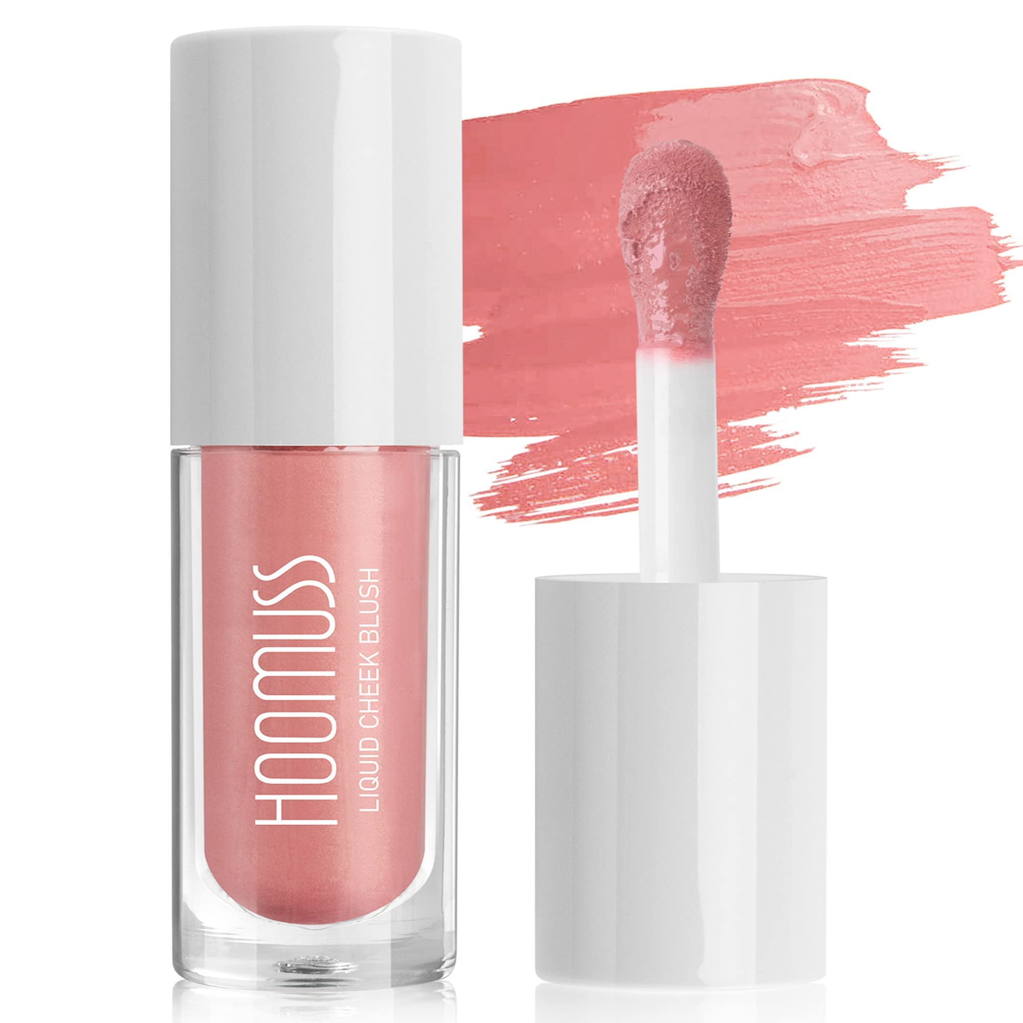 Liquid Blush, Cream Blush Makeup, Natural-Looking Matte Blush for Cheeks, Lightweight, Breathable Feel, Long-Wearing, Smudge Proof, Dewy Finish, Cruelty-free (006-Spark)