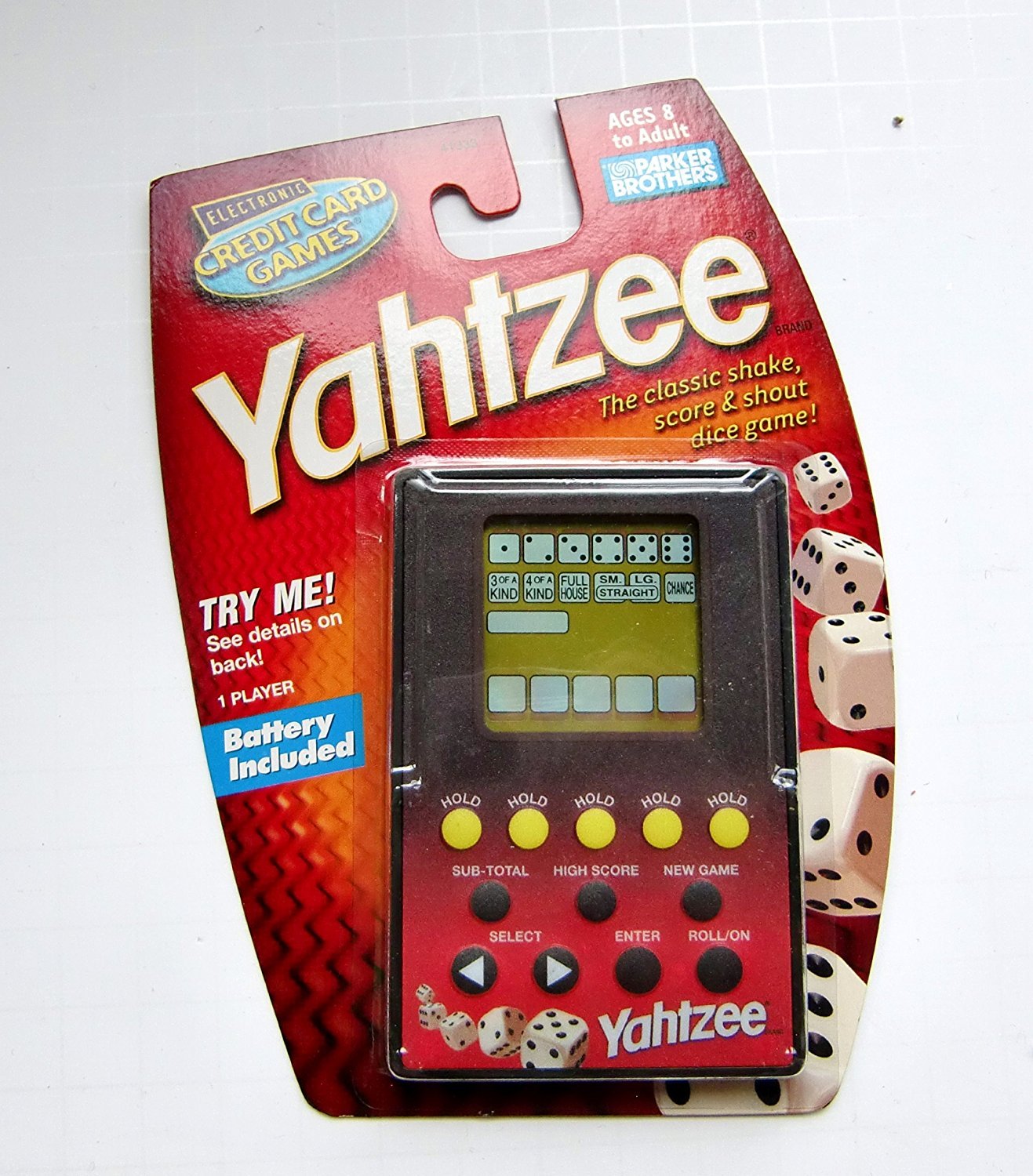 Yahtzee Credit Card Game