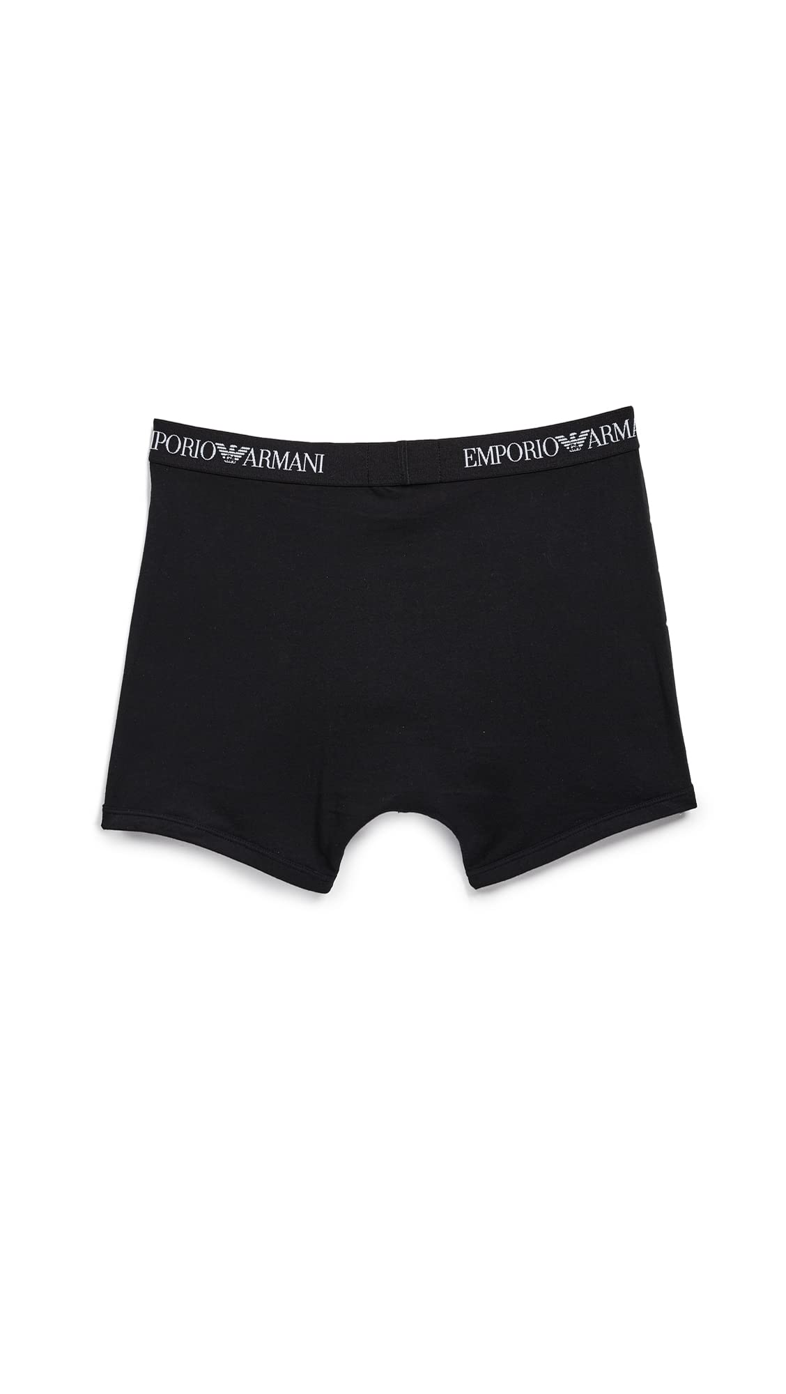 Emporio Armani Men's Pure Cotton Men's 3 Pack Boxer Brief Underwear, -grey/white/black, X-Large