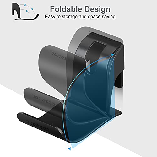 FINPAC Foldable Game Controller Holder - Pack of 2 Universal Wall Mount Controller Stand Hangers for Xbox 360/Xbox One/S/X/Elite/Series X/Series S/PS5/PS4/PS3/Switch Pro Wired/Wireless Gamepad