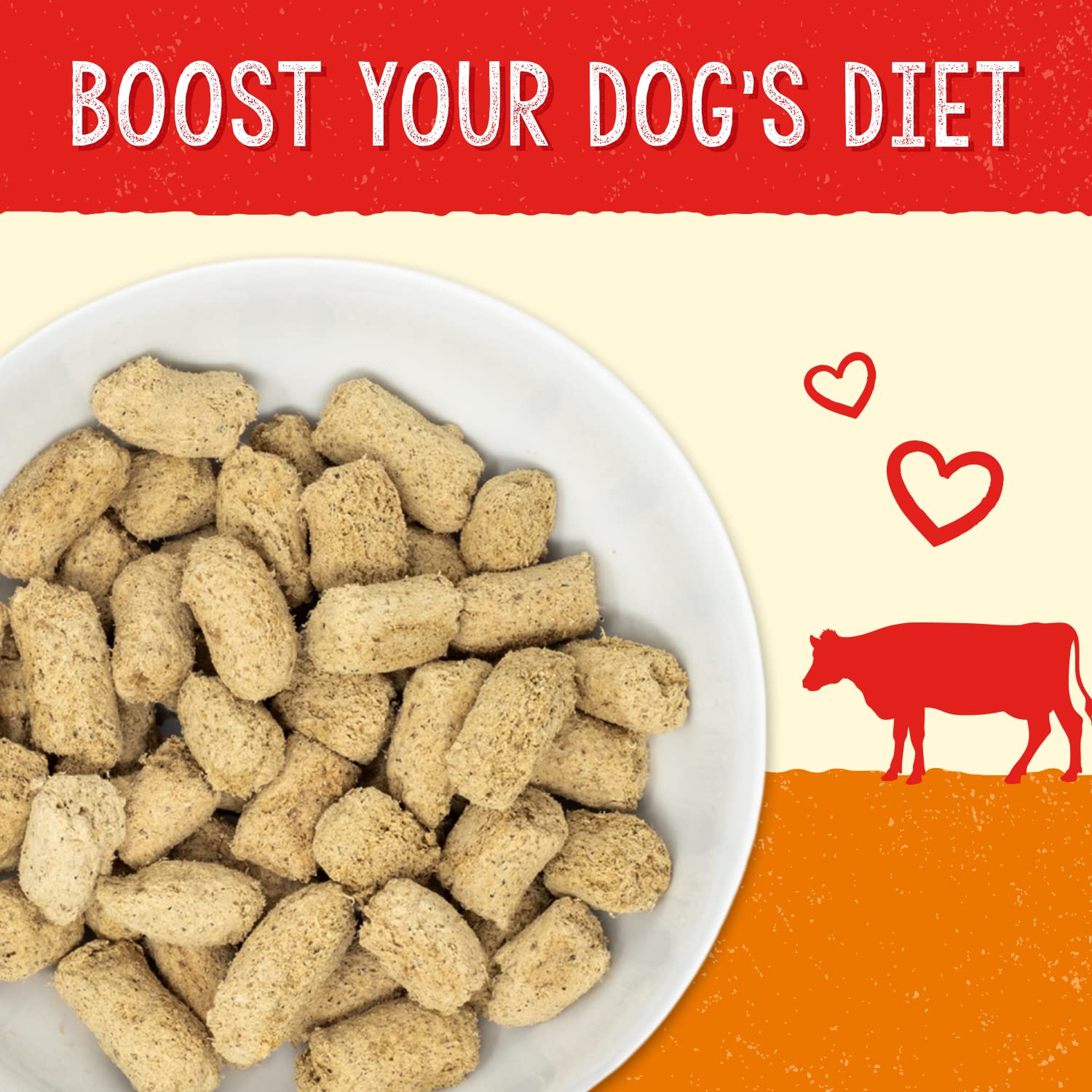 Stella & Chewy's – Stella’s Solutions Digestive Boost – Grass-Fed Beef Dinner Morsels – Freeze-Dried Raw, Protein Rich, Grain Free Dog Food – 13 oz Bag