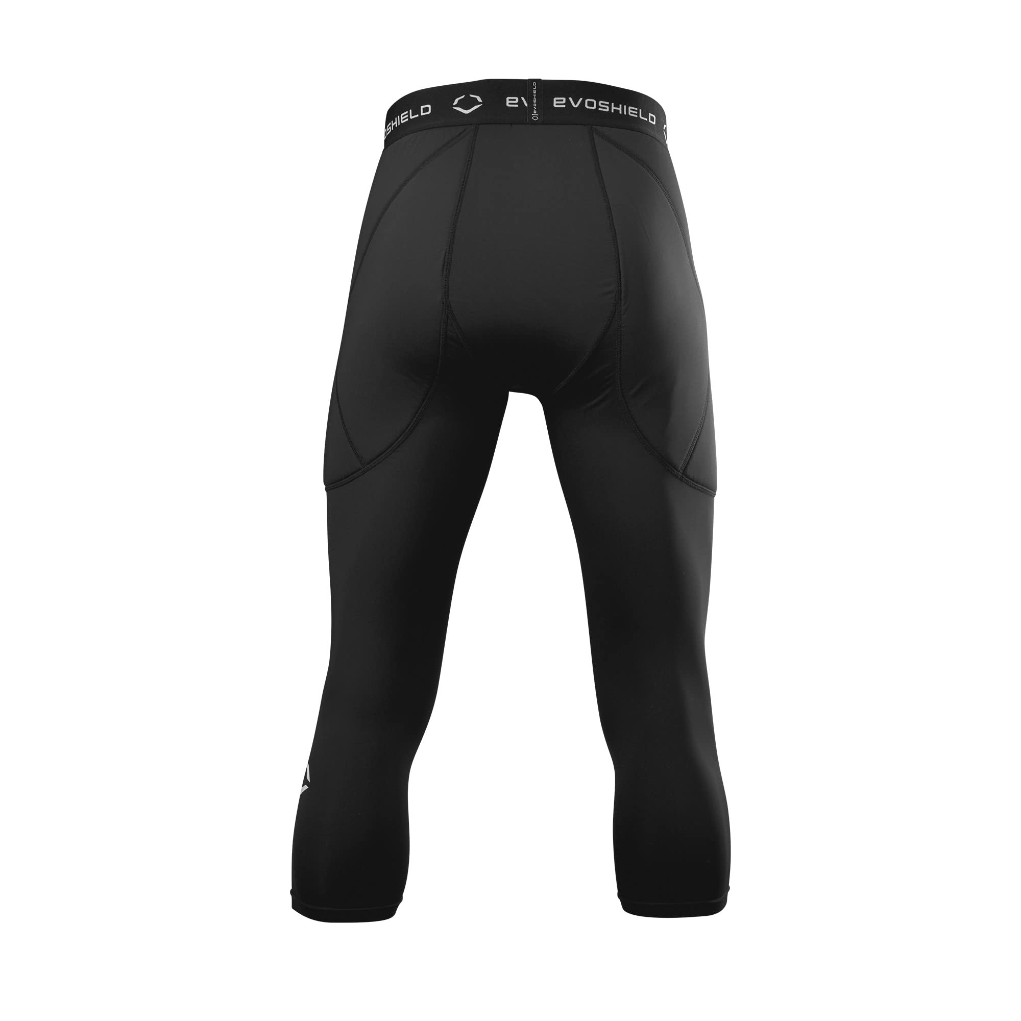 EvoShield Men's Standard 3/4 Sliding Tights, Black, Medium