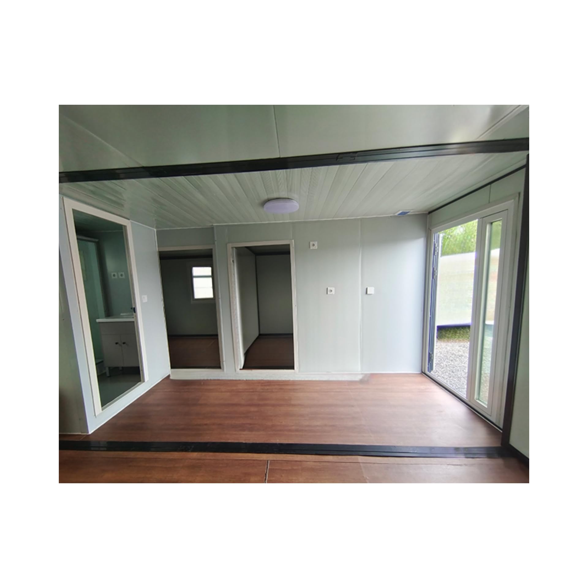 PREFABRICATED | Compact Living | Mobile PREFABRICATED 20FT House | 2 Bedroom | 1 Restroom with Kitchen Cabinet