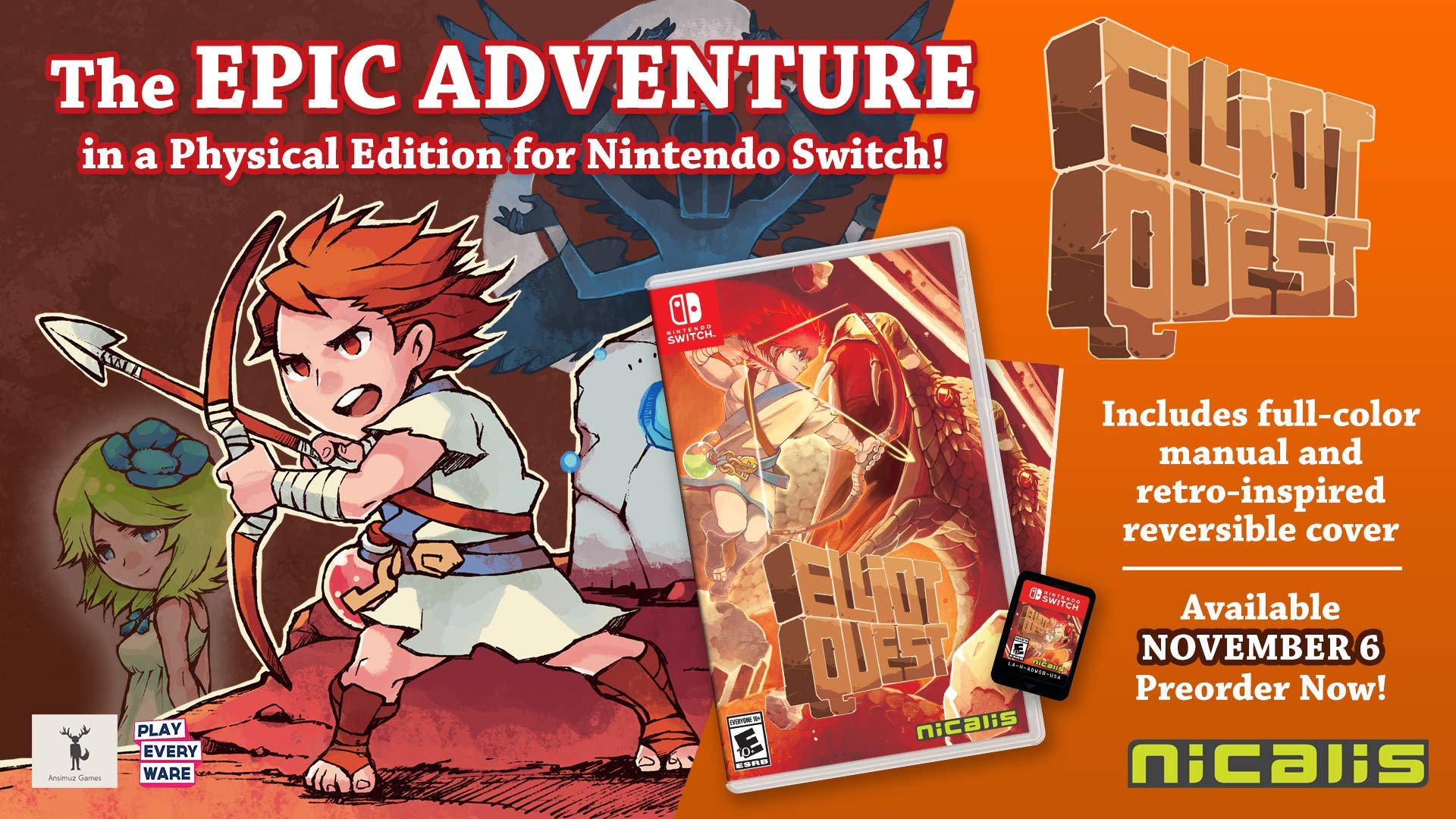 Elliot Quest - Nintendo Switch