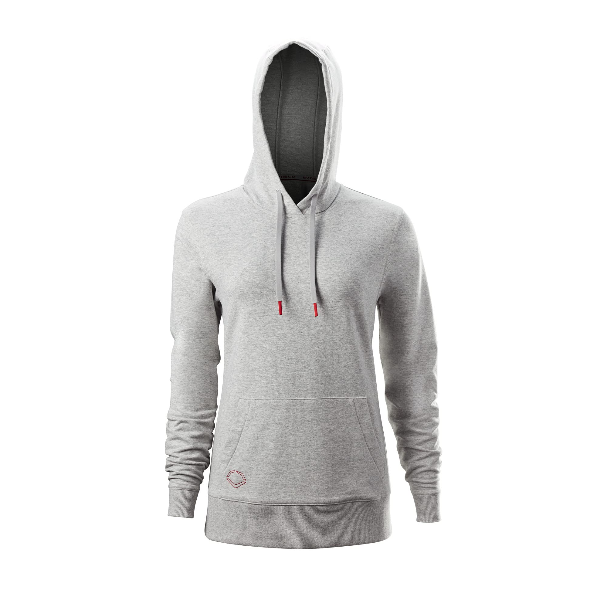 EvoShield Women's Terry Hoodie, Heather Grey, Medium