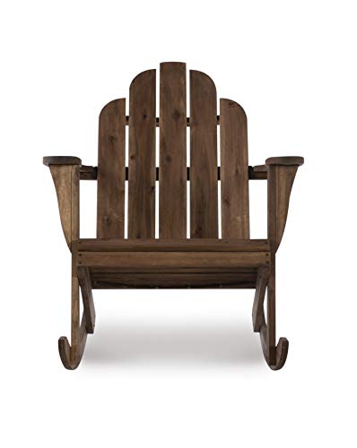 Linon Woodstock Rocking Chair, Teak