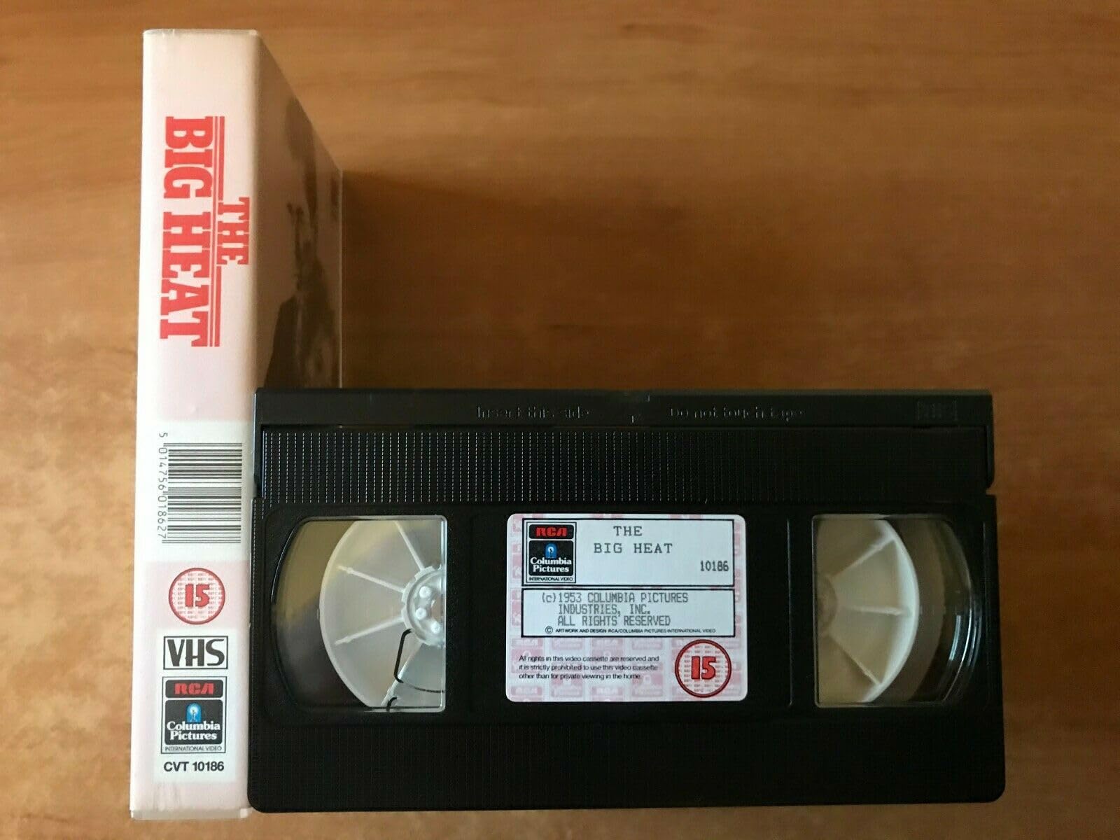 The Big Heat (1953): Police Action Drama - Glenn Ford / Gloria Grahame - Pal VHS