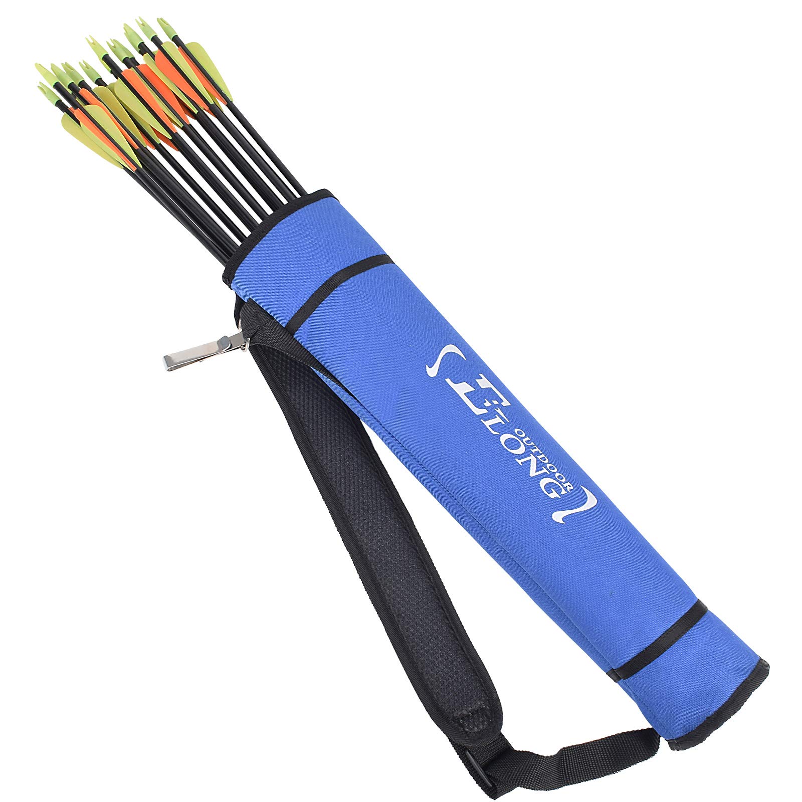 ELONG OUTDOOR Archery Arrow Quivers Back Hip Quiver Youth Adults Target Practice Arrows Holder Bag