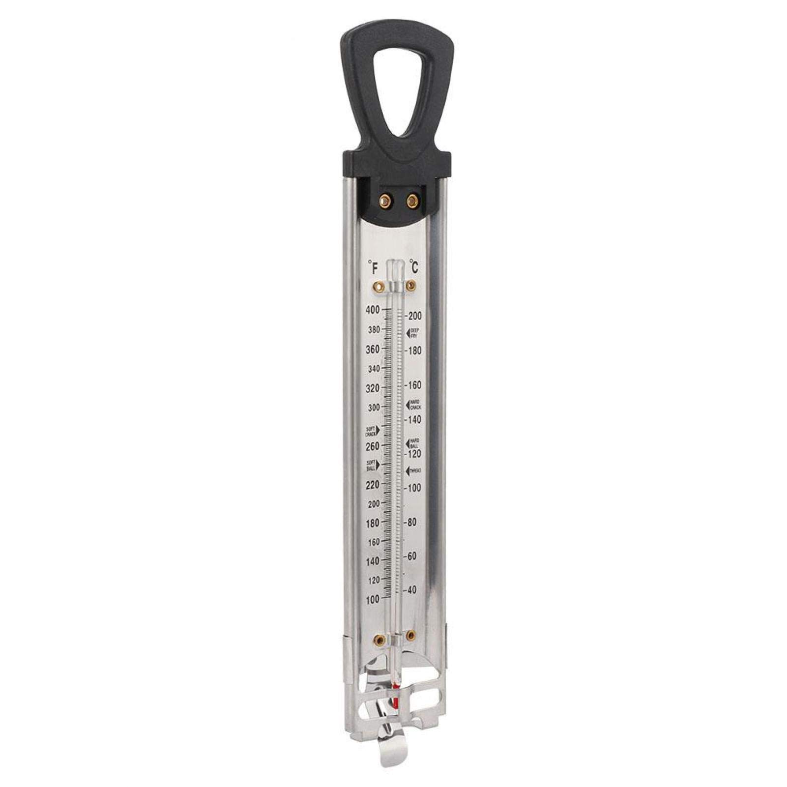 HENGHUAsm Candy Thermometer Fahrenheit Celsius Double Scale Display- Household Kitchen Hanging Candy Thermometer - for Cooking Food Candy, BBQ Grill, Liquids-Accurately Measures Temperature