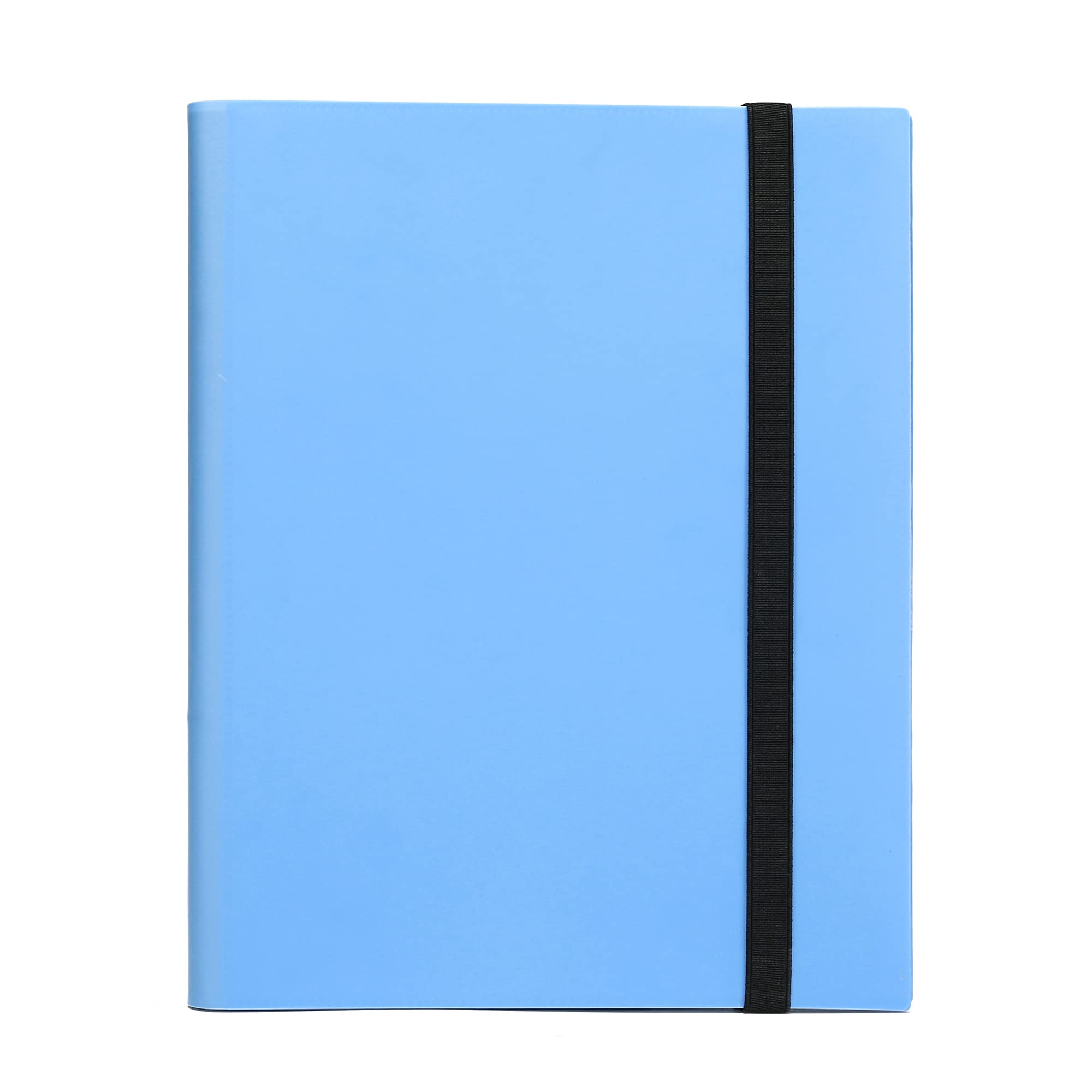 HYUTOTA 9 Pocket Trading Card Album Binder Folder with Sleeves, Fits 360 Cards(Baby Blue)