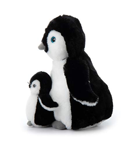 The Petting Zoo Softee Penguin Stuffed Animals, Mom and Baby, Gifts for Kids, Penguin Plush Toy 12 inches