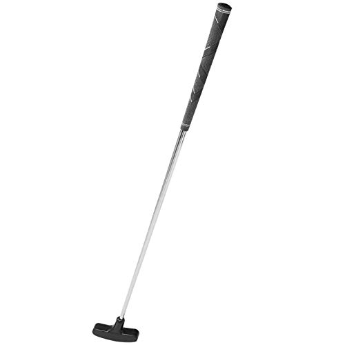 Golf Putter Stainless Steel Shaft Anti-Slip Grip Mini Golf Putter, for 18-Hole Mini Course(Black)
