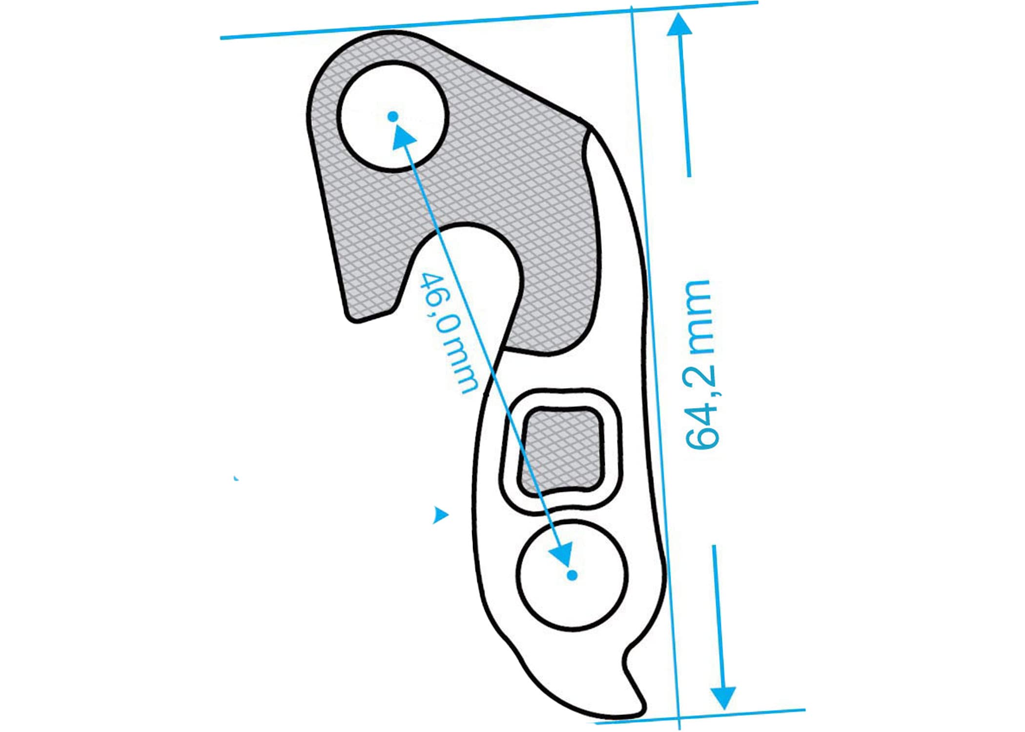 Derailleur Hanger 11 Rear Dropout Compatible for Specialized and Focus Specific Models- Mounting Bolts Inlcuded - Part #9893-4291