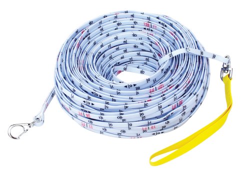 Keson DG10018 Depth Gauge Fiberglass Tape (Graduations: ft. & in.), 1/4-Inch by 100-Foot