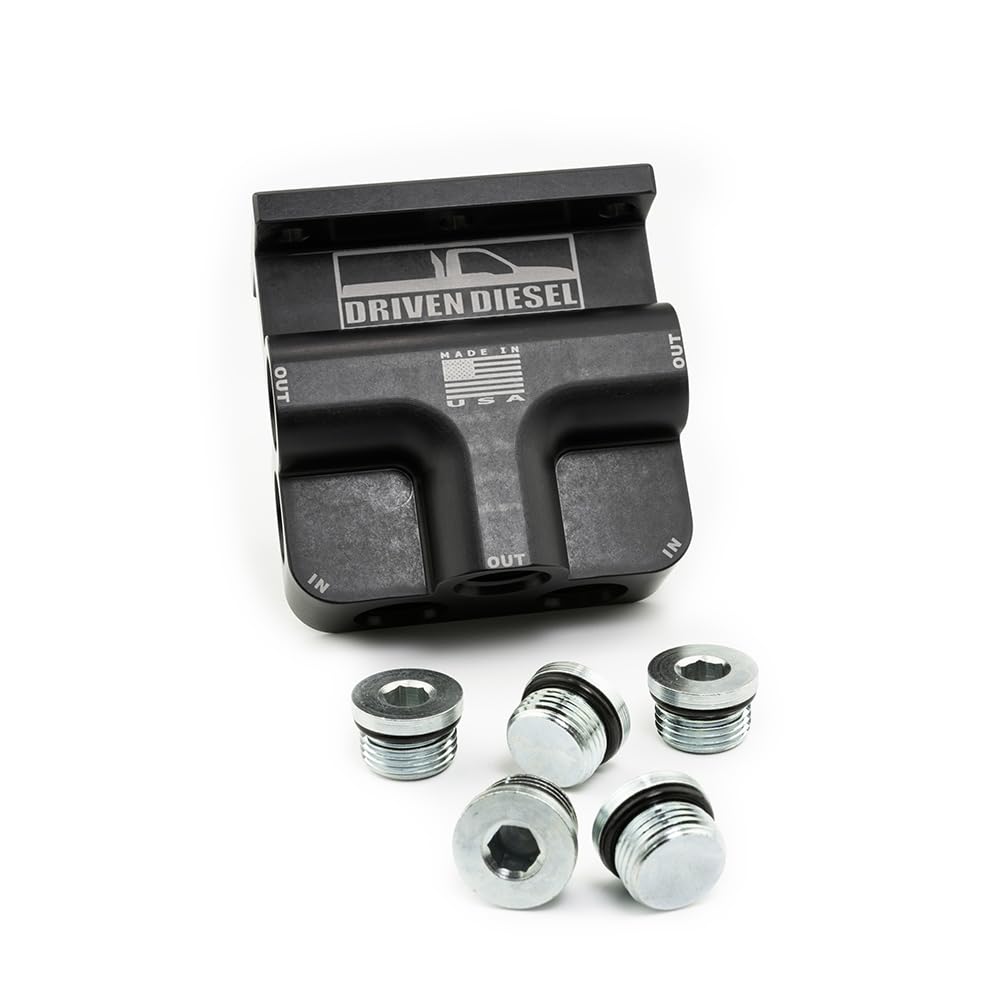 Driven Diesel Fuel Tank Pre-Pump Filter Suction Kit, Hutch Mod, Compatible with 99-03 Ford 7.3 Powerstroke Diesel…
