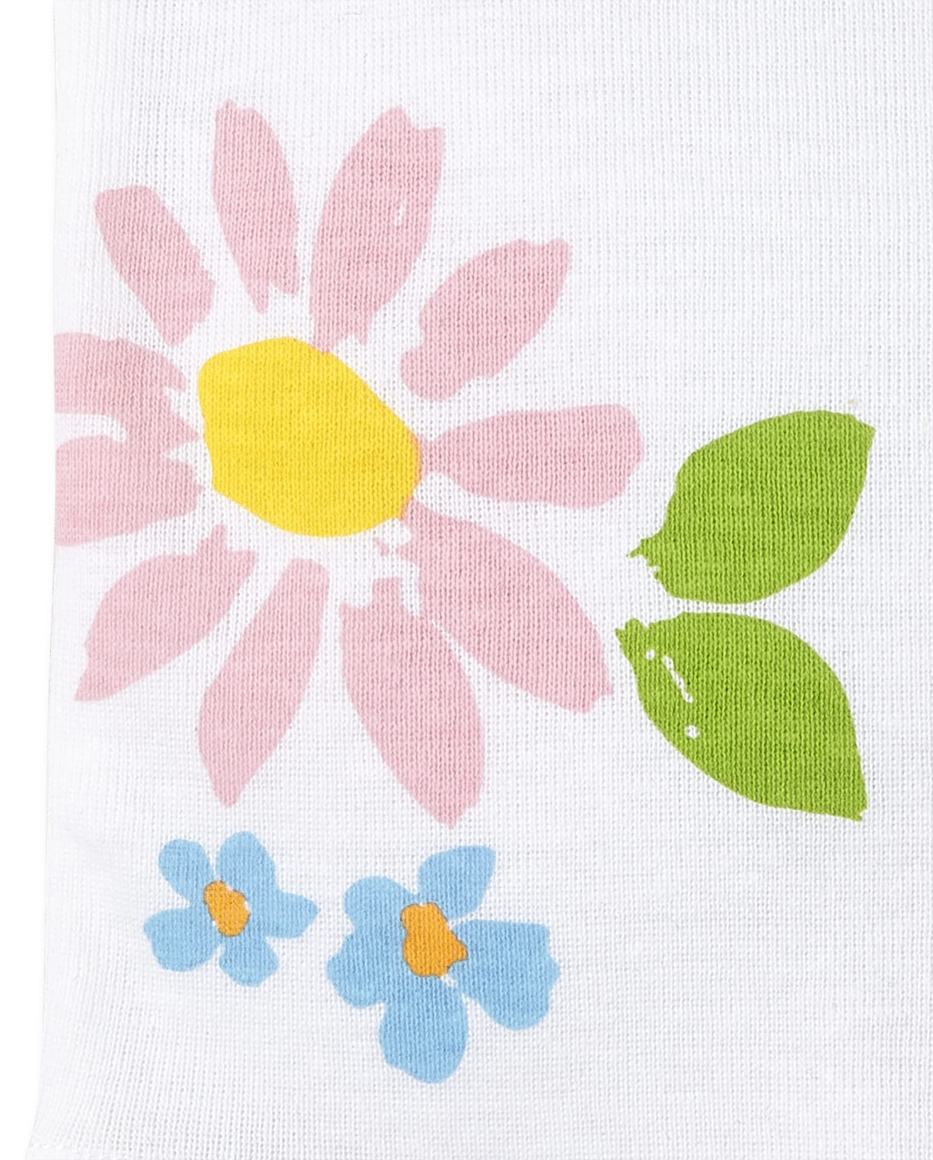 The Children's Place Baby Girls Sleeveless Playwear Sets 3-Pack, Pastel Floral, 12-18 Months