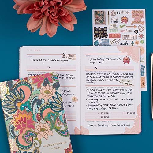 Erin Condren Petite Planner - Weekly Intentions and Goals for Building Habits. Increase Productivity, Set Goals, and Track To-Do Lists. Notetaking for Track Progress