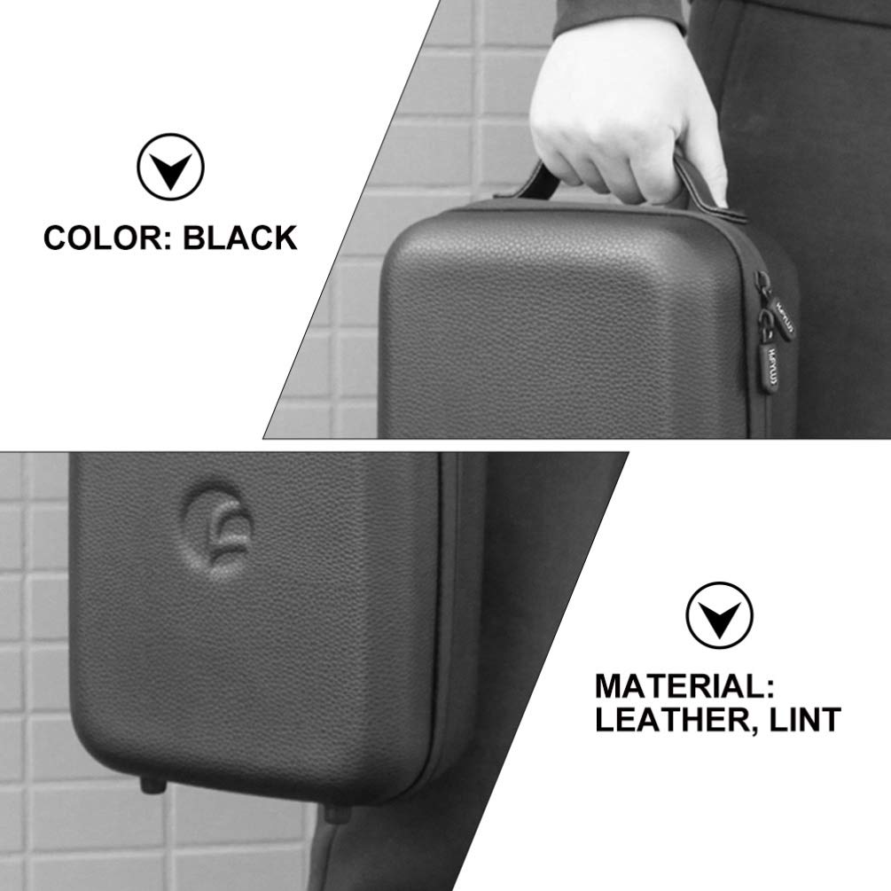 EXCEART Vr Glasses Handbag Zip Storage Bags Glasses Headphones Portable Gaming Bag Pouch Handheld Case Mini Hard Carrying Case Vr Goggles Bag Storage Box Shockproof 3d Suede Lining