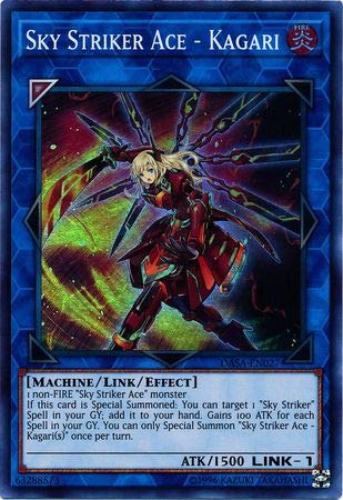 Yu-Gi-Oh! - Sky Striker Ace - Kagari - DASA-EN027 - Super Rare - Unlimited - Dark Saviors