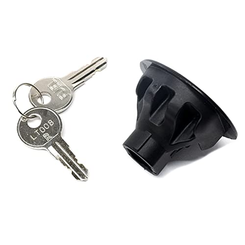 FANLIDE Locking Fuel Gas Plug Cap w/Keys, 8U5Z-9C268-B, Compatible With 2009 2010 2011 2012 2013 2014 Ford F150