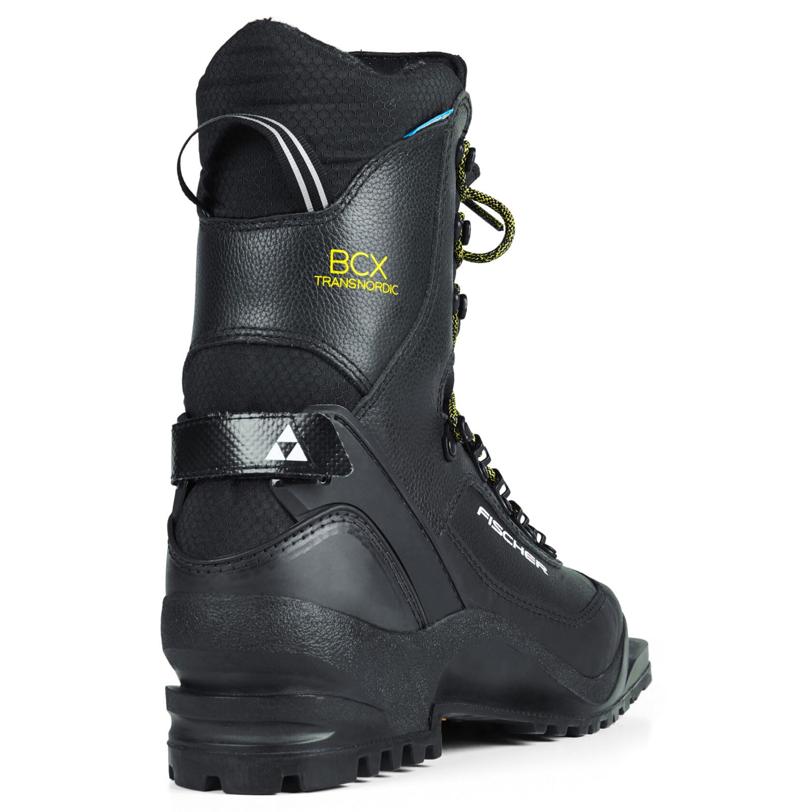 Fischer Unisex BCX Transnordic 75 Waterproof Adult Warm Durable Leather Stable Easy Walk Non Slip Sport Nordic Snow Ski Boots, Black, 42