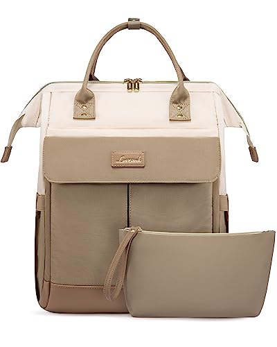 LOVEVOOK Laptop Backpack for Women,15.6 Inch Work Travel Backpack with Charging Port, Teacher Nurse Bag With Organizer Pouch Fashion Daypack Computer Backpack for Business College