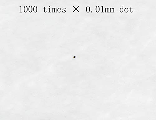 High Precision 1 Micron SEC Size Estimation Chart Transparency Defect Diameter Area Measure 1/5/10 Pieces Pack (1, 3)